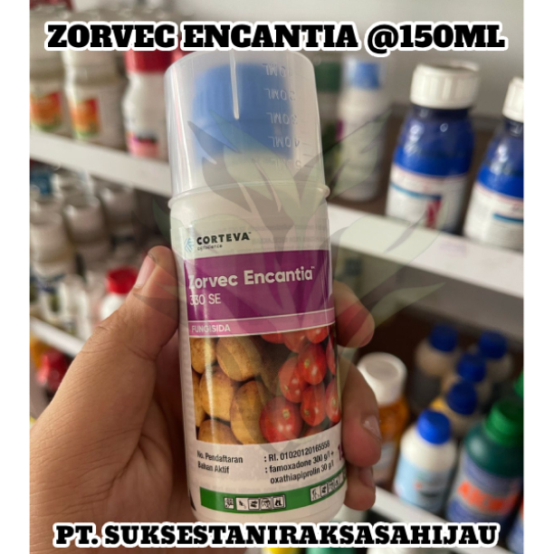 Jual fungisida DuPont Zorvec Encantia 330 SE berat 150ml,obat pembasmi jamur tanaman | Shopee ...