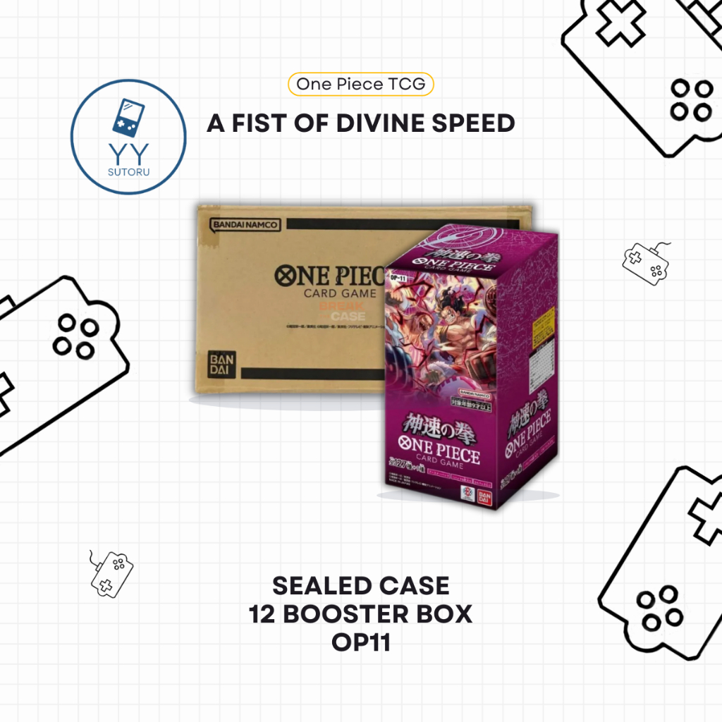 Jual One Piece TCG OP11 OP-11 A Fist of Divine Speed Sealed Case Kartu ...