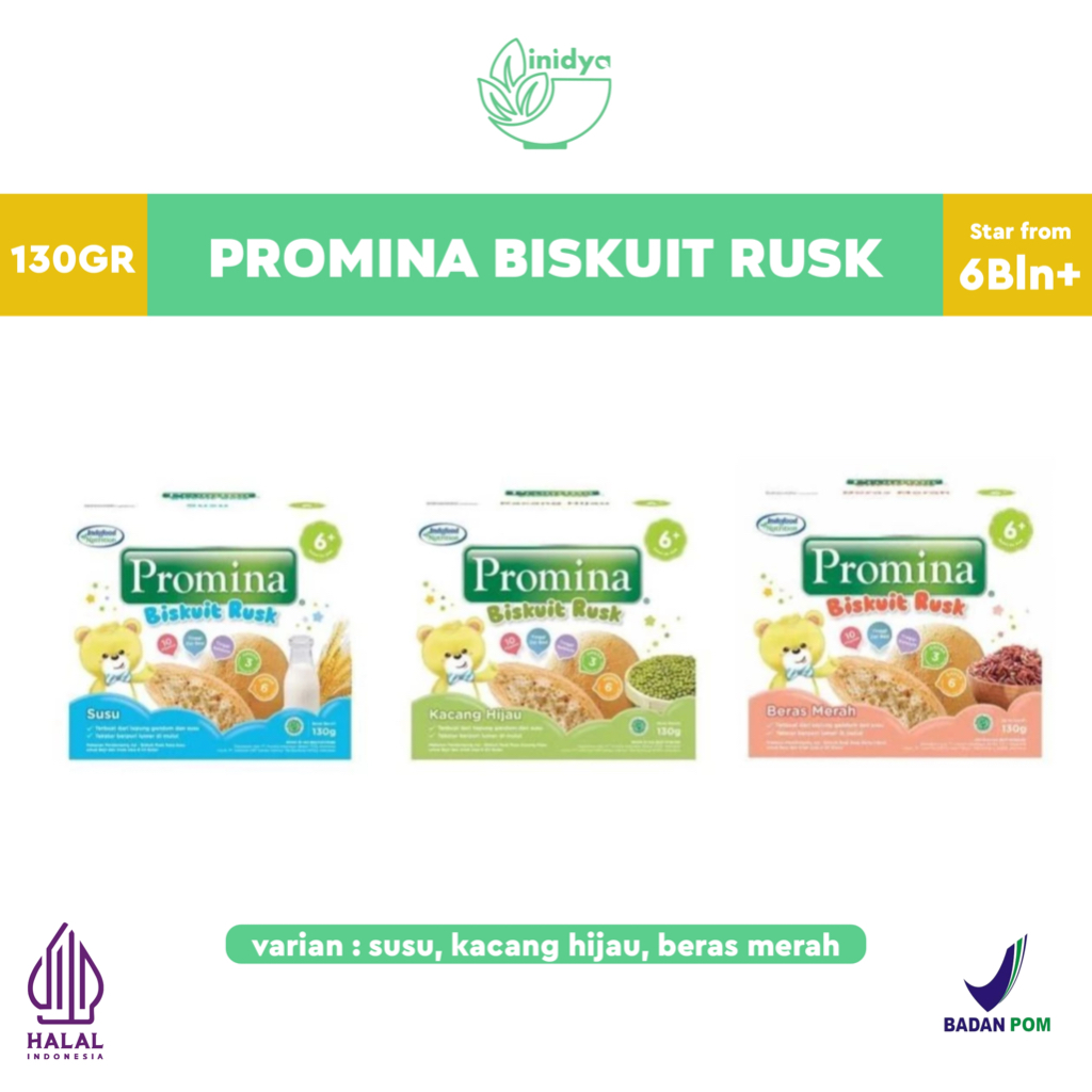 Jual Promina Biskuit Rusk 130g - Biskuit Bayi Biskuit Rusk Rasa Susu ...