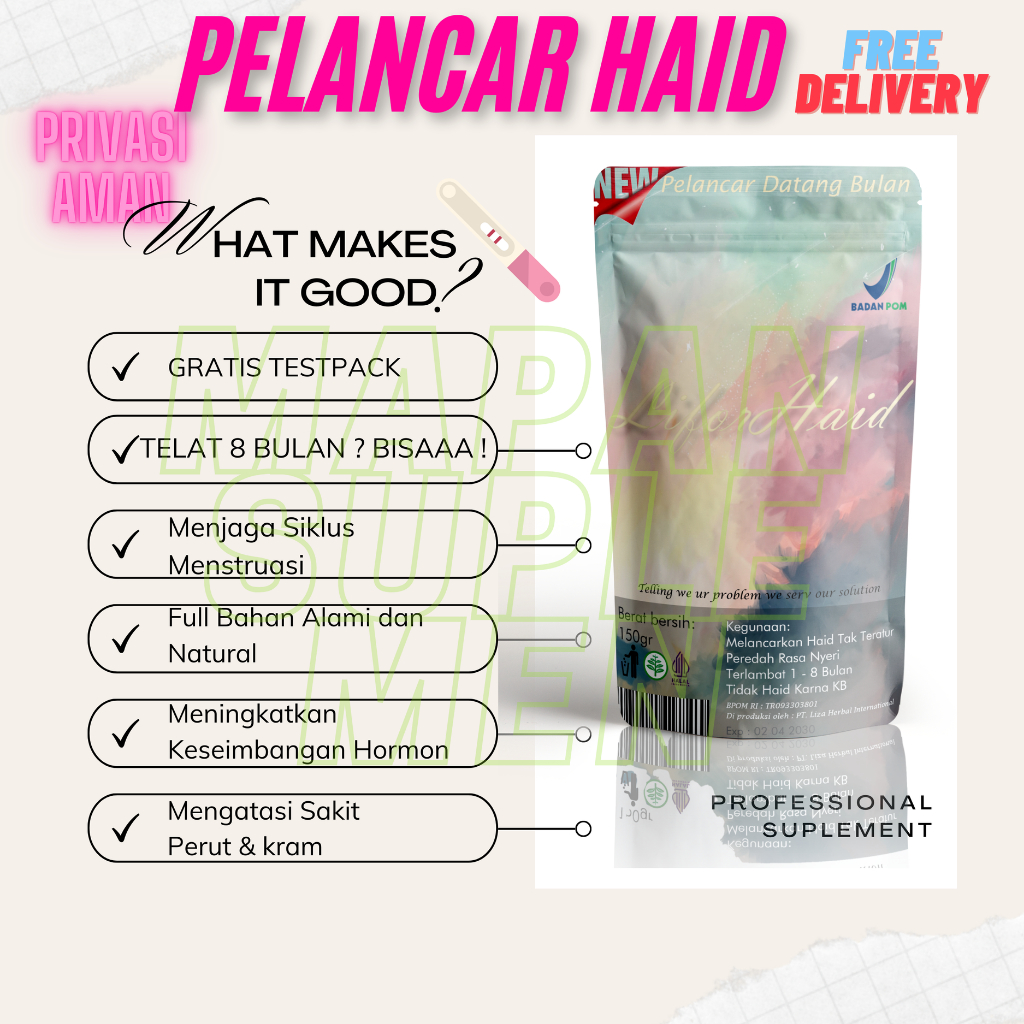 Jual Lhiforhaid: Rekomendasi Pelancar Haid yang Aman dan Efektif untuk Wanita | Shopee Indonesia