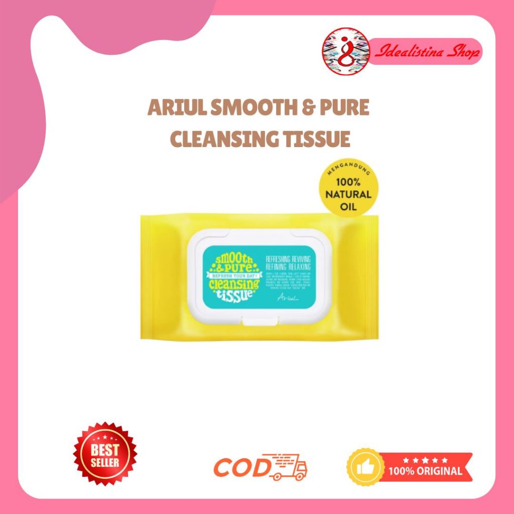 Jual Ariul Smooth & Pure Cleansing Tissue | Shopee Indonesia