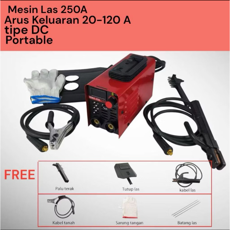 Jual Mesin Las 120A 450 watt IGBT/ Mesin Las Portable Mini 450 watt ...
