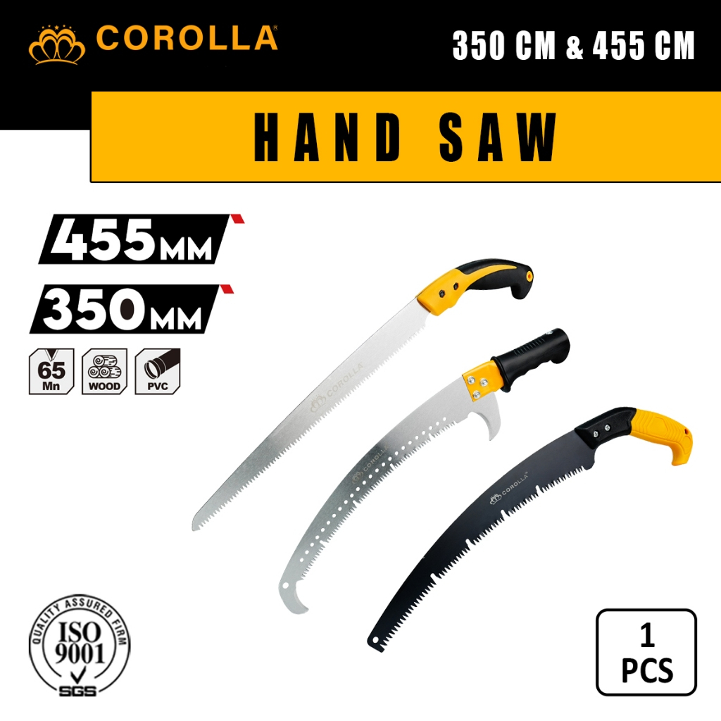 Jual Corolla Hand Saw Gergaji Kayu Gergaji Dahan Ranting 350mm / 455mm | Shopee Indonesia