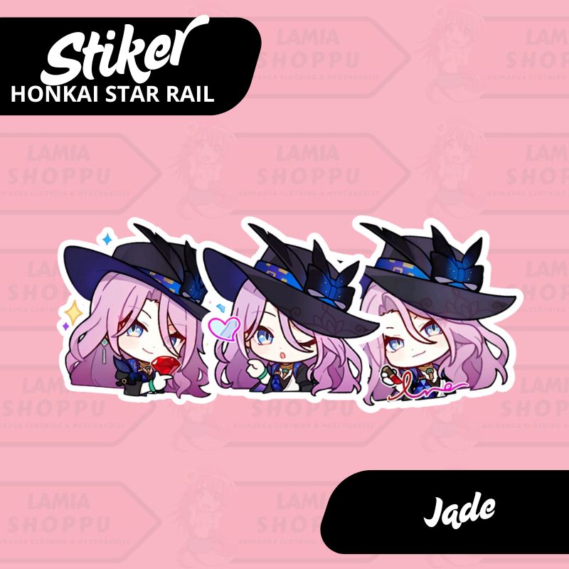 Jual Stiker Honkai Star Rail Jade | Sticker Jade HSR | Merch Anime Game ...