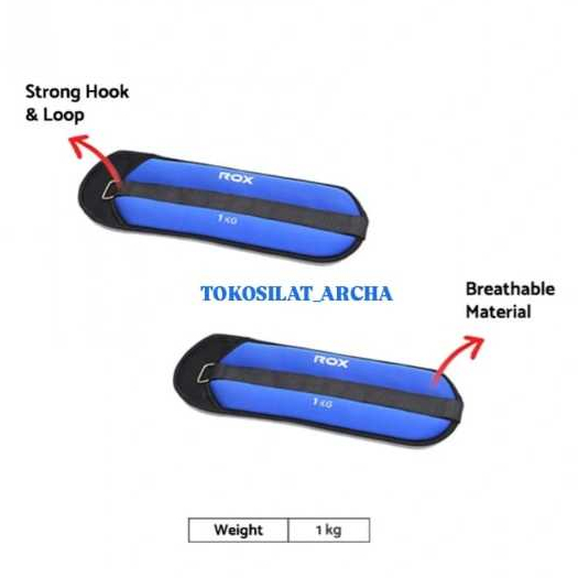 Jual PEMBERAT KAKI 1 KG ROX / ALAT LATIHAN BENDING PEMBERAT KAKI (1 ...