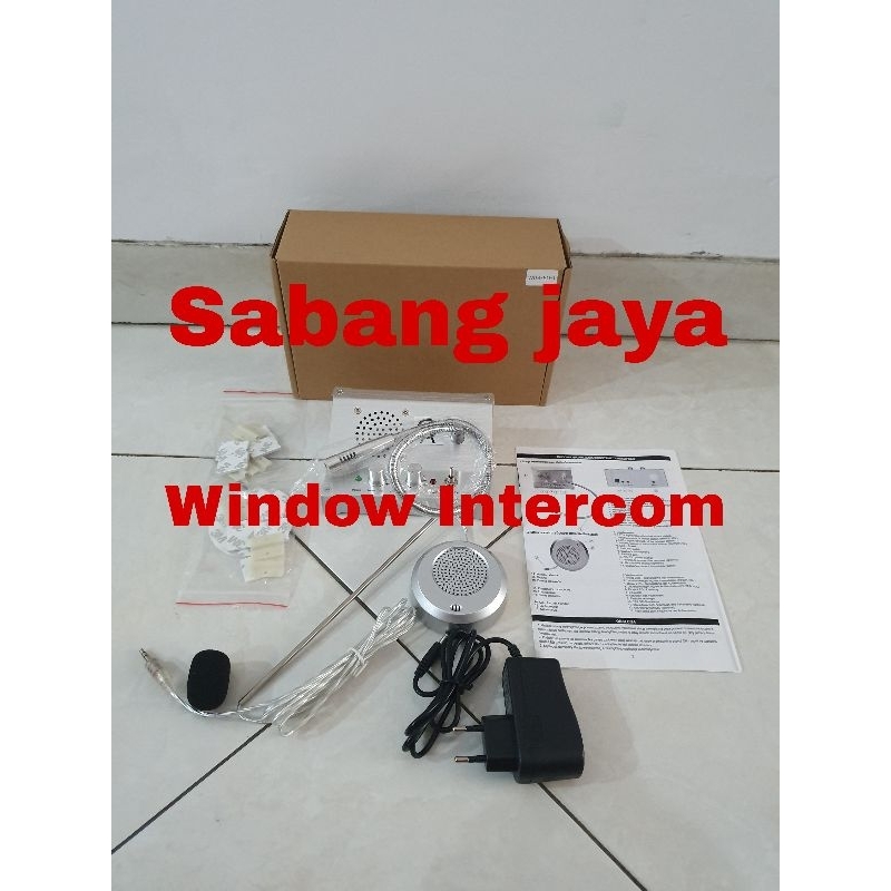 Jual Mic Loket Window Intercom 2 Arah Buat Loket Kasir | Shopee Indonesia