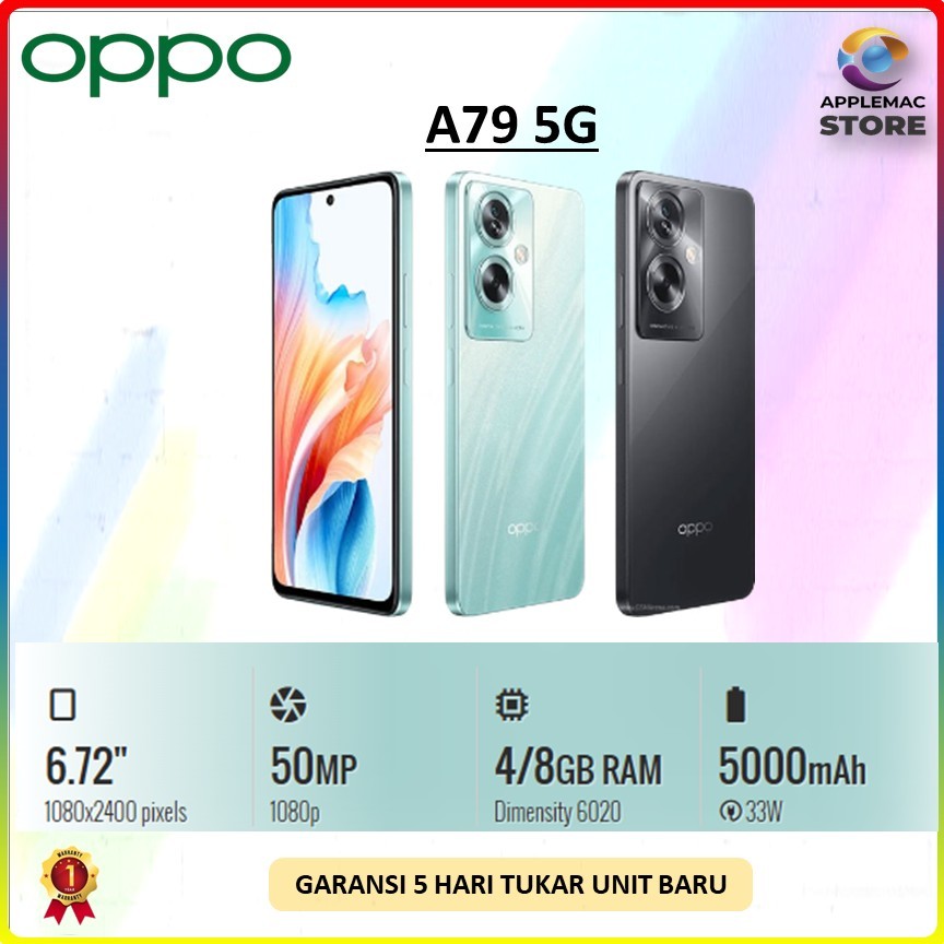 Jual HANDPHONE OPPO A79 5G 6,7 INCH 50MP 5000MAH | Shopee Indonesia