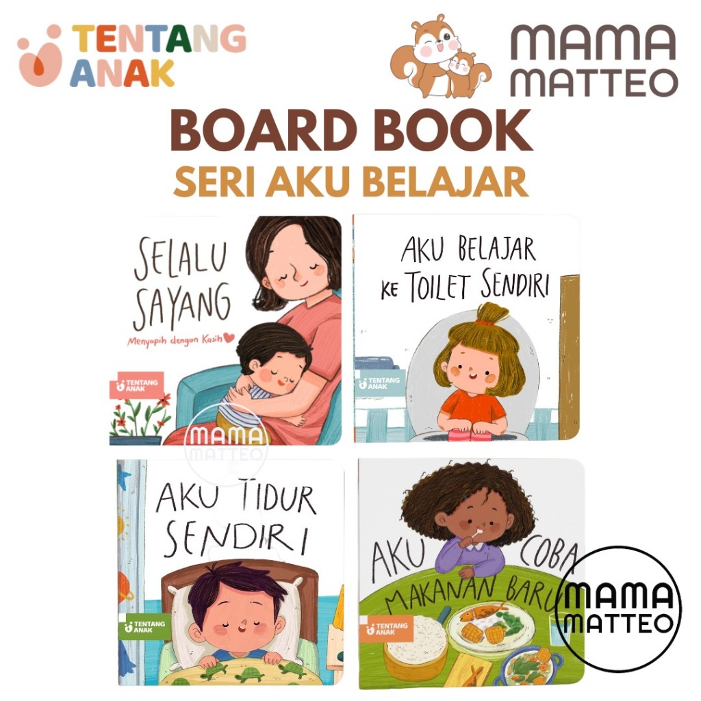 Jual TENTANG ANAK Boardbook Buku Cerita Anak Board Book Seri Aku Belajar Tidur Sendiri Ke Toilet ...