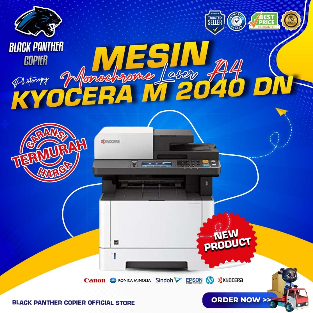 Jual KYOCERAA ECOSYS M2040DN M 2040 DN MESIN FOTOCOPY PRINTER HITAM ...