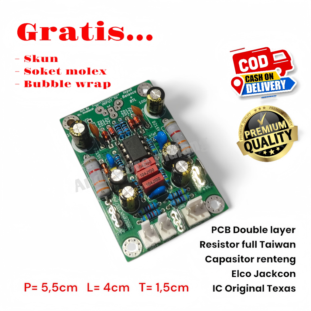 Jual Kit Modul Input Balance BTL Audio Amplifier | Shopee Indonesia