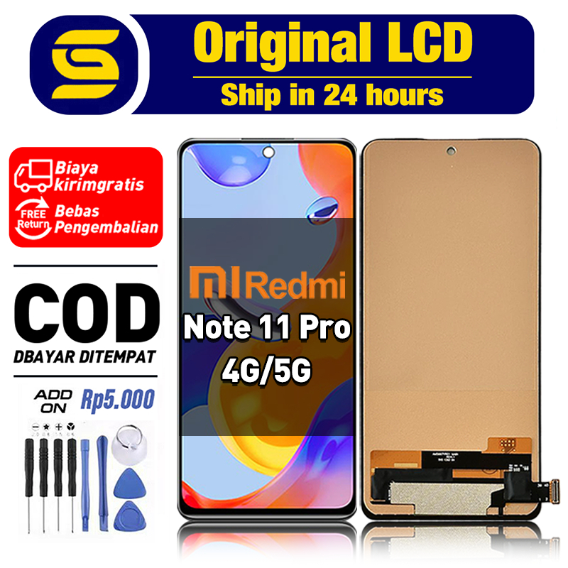 Jual LCD Redmi NOTE 11 PRO 4G 5G Original Touchscreen ori asli For ...