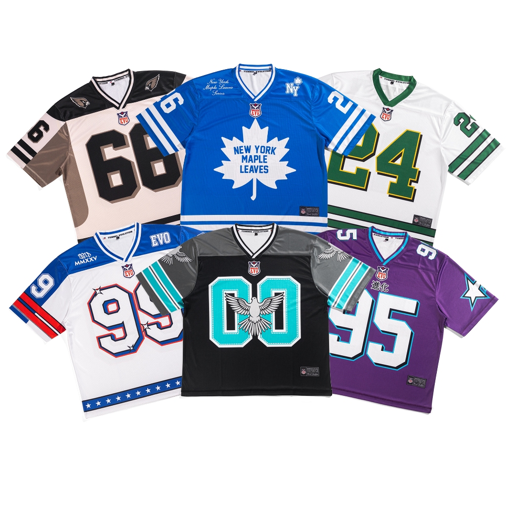 Jual Jersey NFL Boxy Oversize Fit Unisex / EVO | B / Retro / Vintage ...