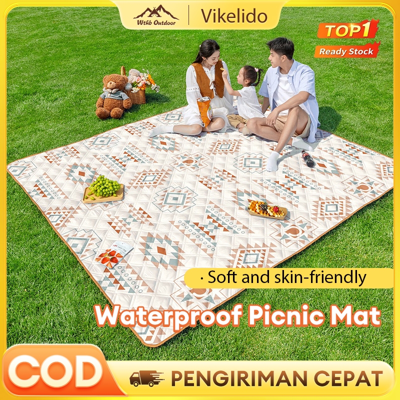 Jual ikar Lipat 2x2 Tikar Piknik 2x3 Waterproof Alas Piknik tikar ...