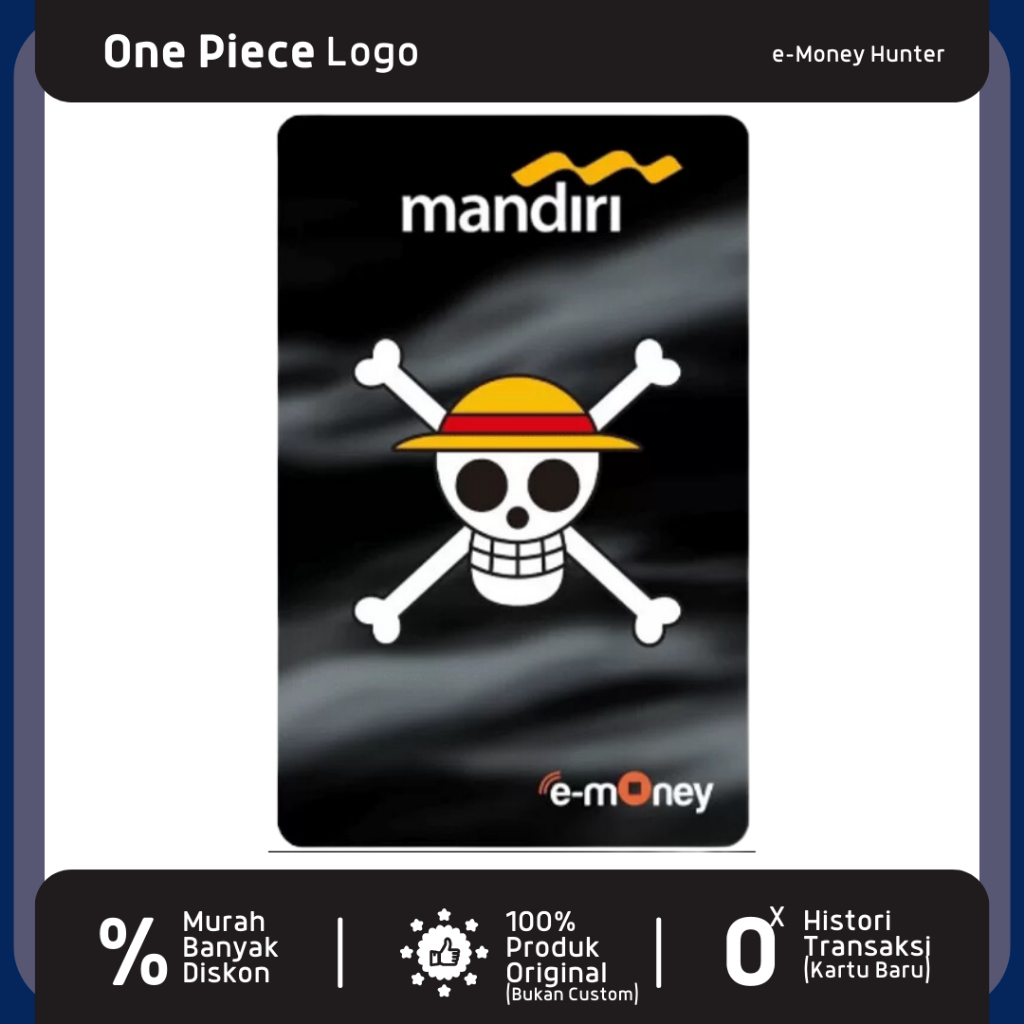 Jual e-Money LOGO One Piece Limited Edition eToll eMoney Mandiri ...