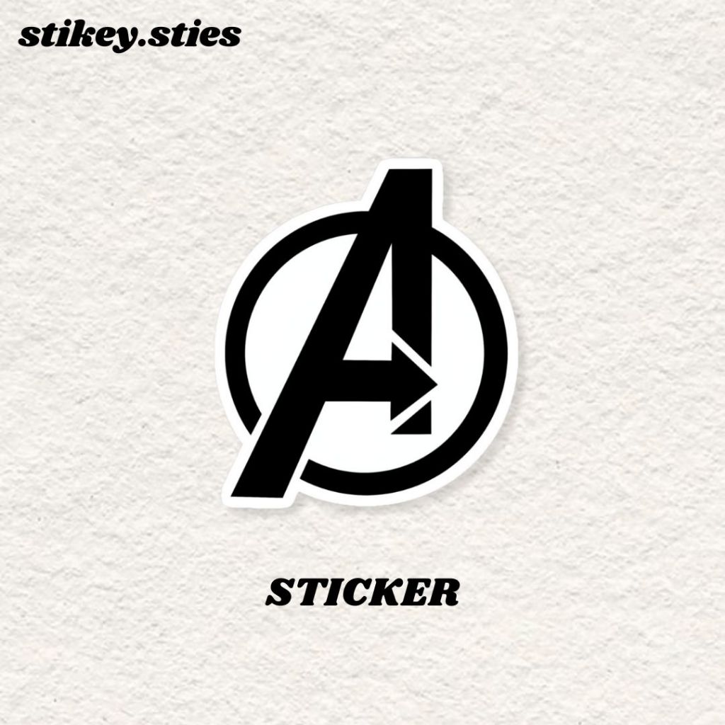 Jual STICKER LOGO AVENGERS BRAND AESTHETIC ANTI AIR VINYL / STIKER HELM ...