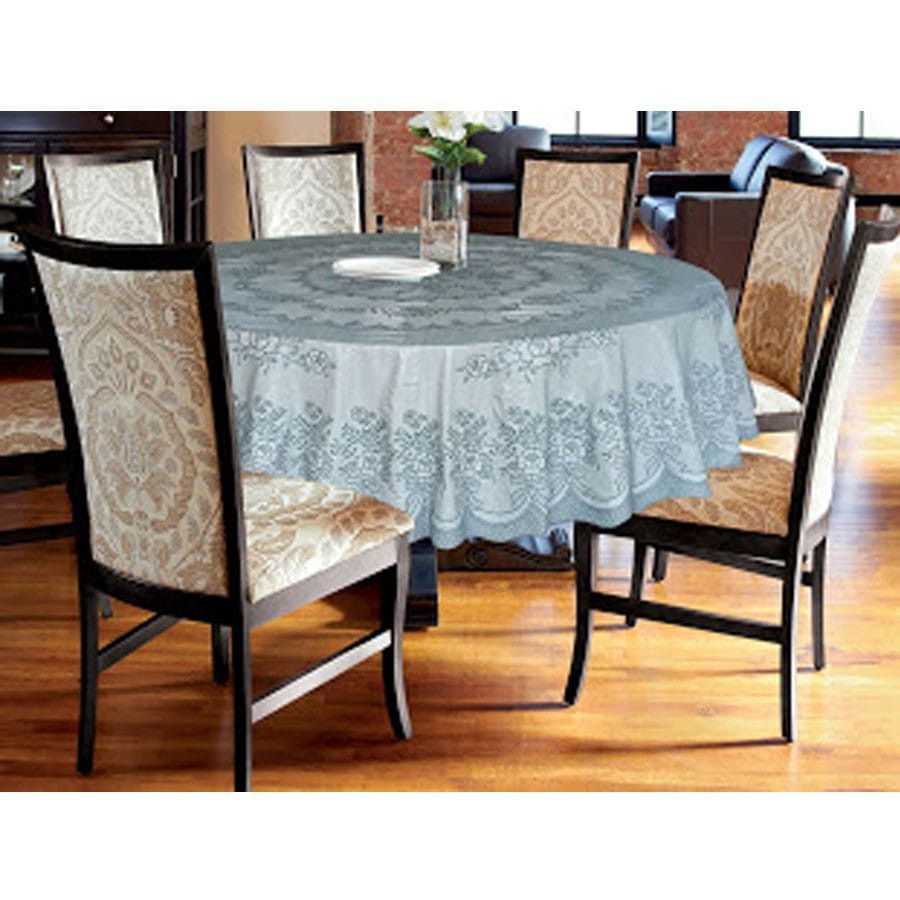 Jual Taplak Meja Makan Vinyl Lace Bulat 180cm / Taplak Meja Makan Besar ...