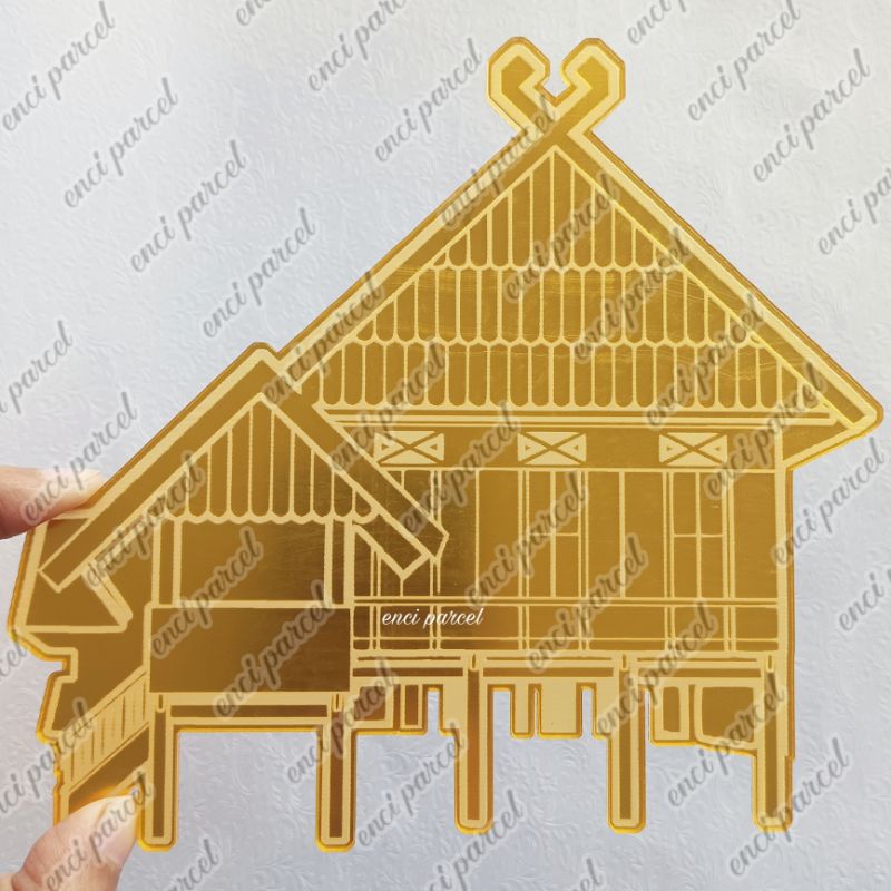 Jual logo rumah adat suku bugis sulawesi selatan sulsel dekorasi ...