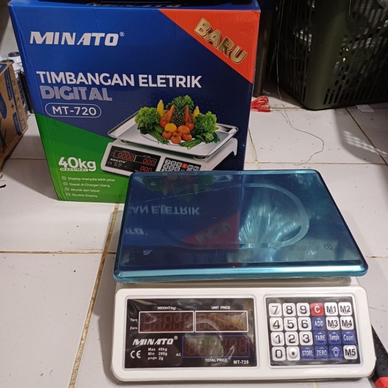 Jual Timbangan buah digital 40kg minato mt720 | Shopee Indonesia