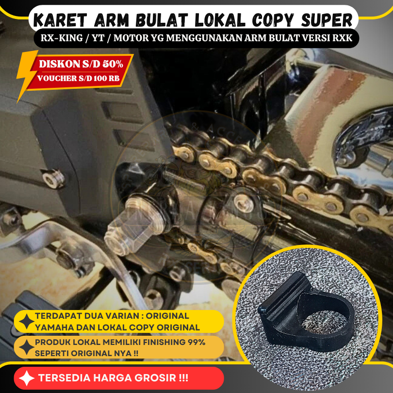 Jual Karet Bantalan Rantai Rante Arm Bulat Rx King Cobra Rxk Rxs Lokal ...