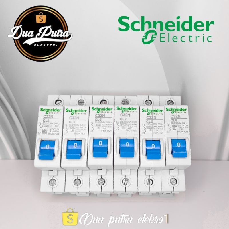 Jual MCB PLN 1 Phase 2a, 4a, 6a, 10a,16a, 20a, 25a, 35a, 50a, Second Original di jamin normal ...