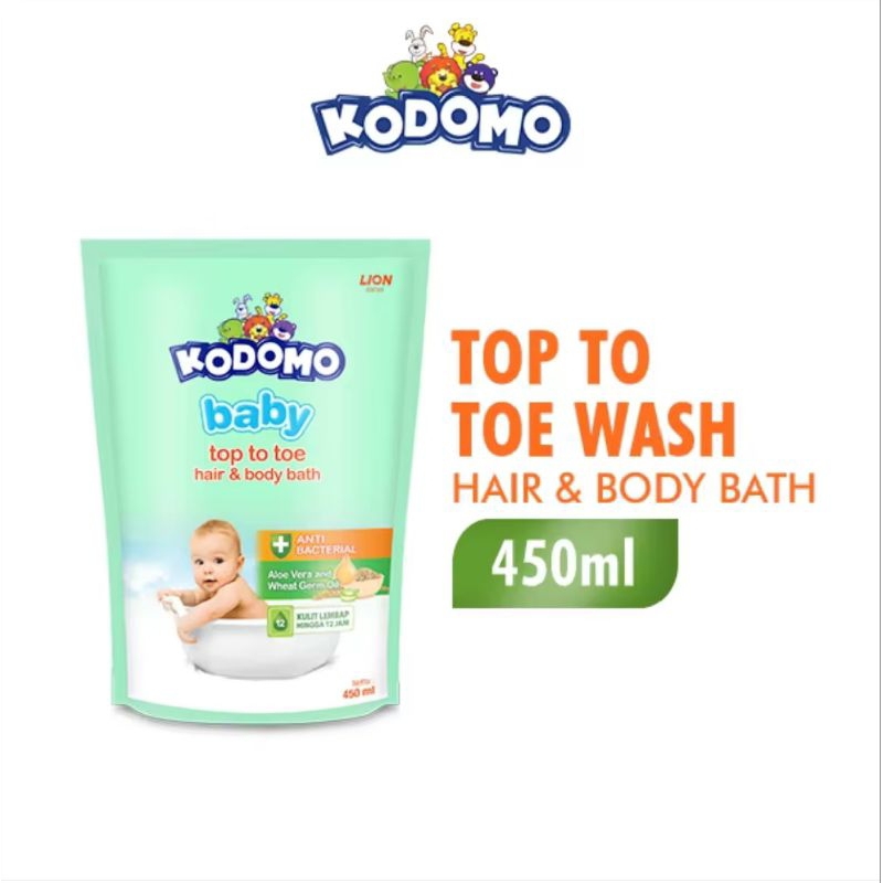 Jual Kodomo top to toe wash refill | Shopee Indonesia