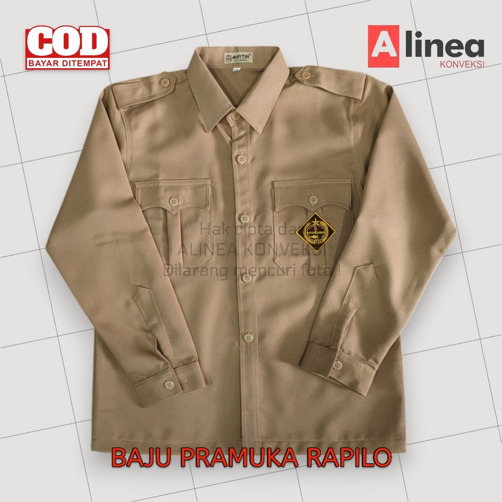 Jual Baju Pramuka Rapilo Lengan Panjang – Seragam Pembina SMP SMA ...