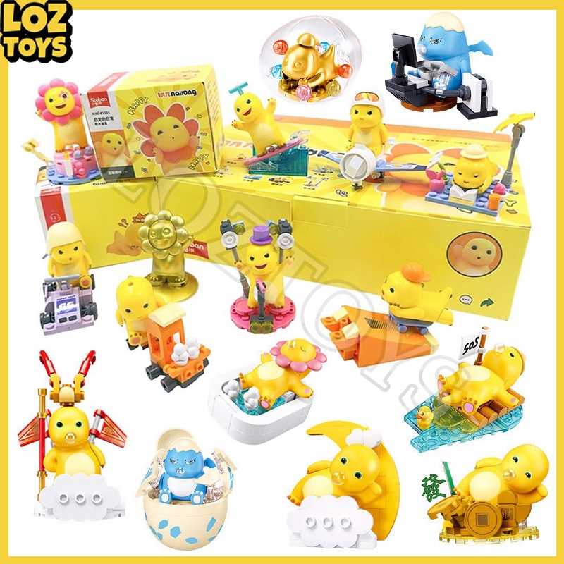 Jual LOZTOYS Acak 1PC Nailong Blind Box Mainan Block Nai Long Gacha Set ...
