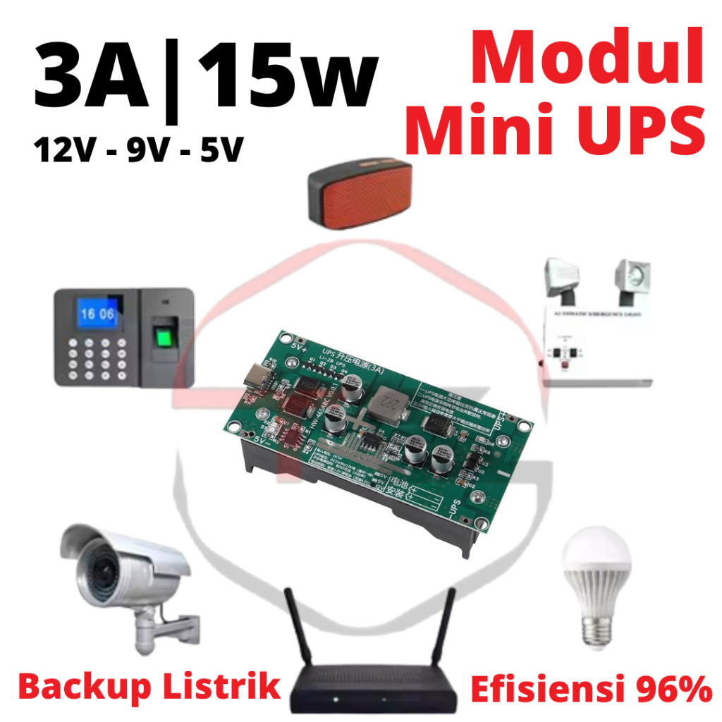 Jual MINI UPS Router CCTV Wifi Modem Mikrotik NAS Mini Amplifier ...