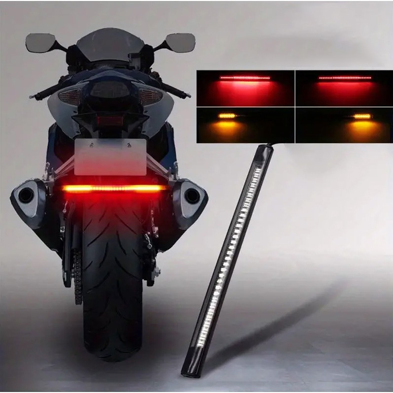 Jual Lampu Rem dan Sein Motor Custom Modifikasi LED Strip Flexible 12V ...