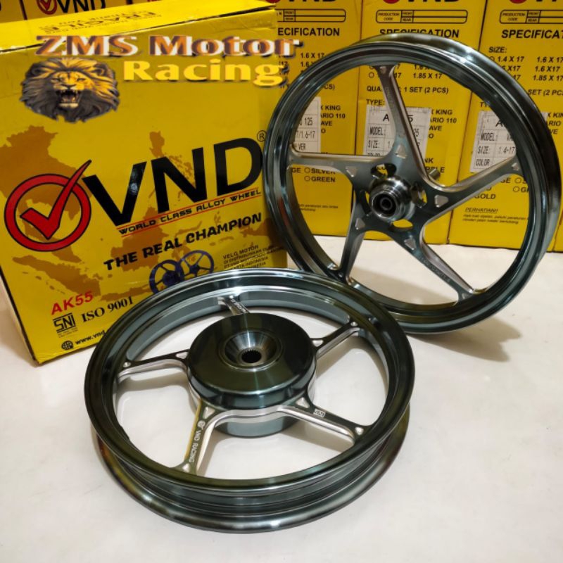 Jual VELG VND RACING AK 55 RING 14 UK 160/185 MIO SPORTY MIO LAMA MIO ...