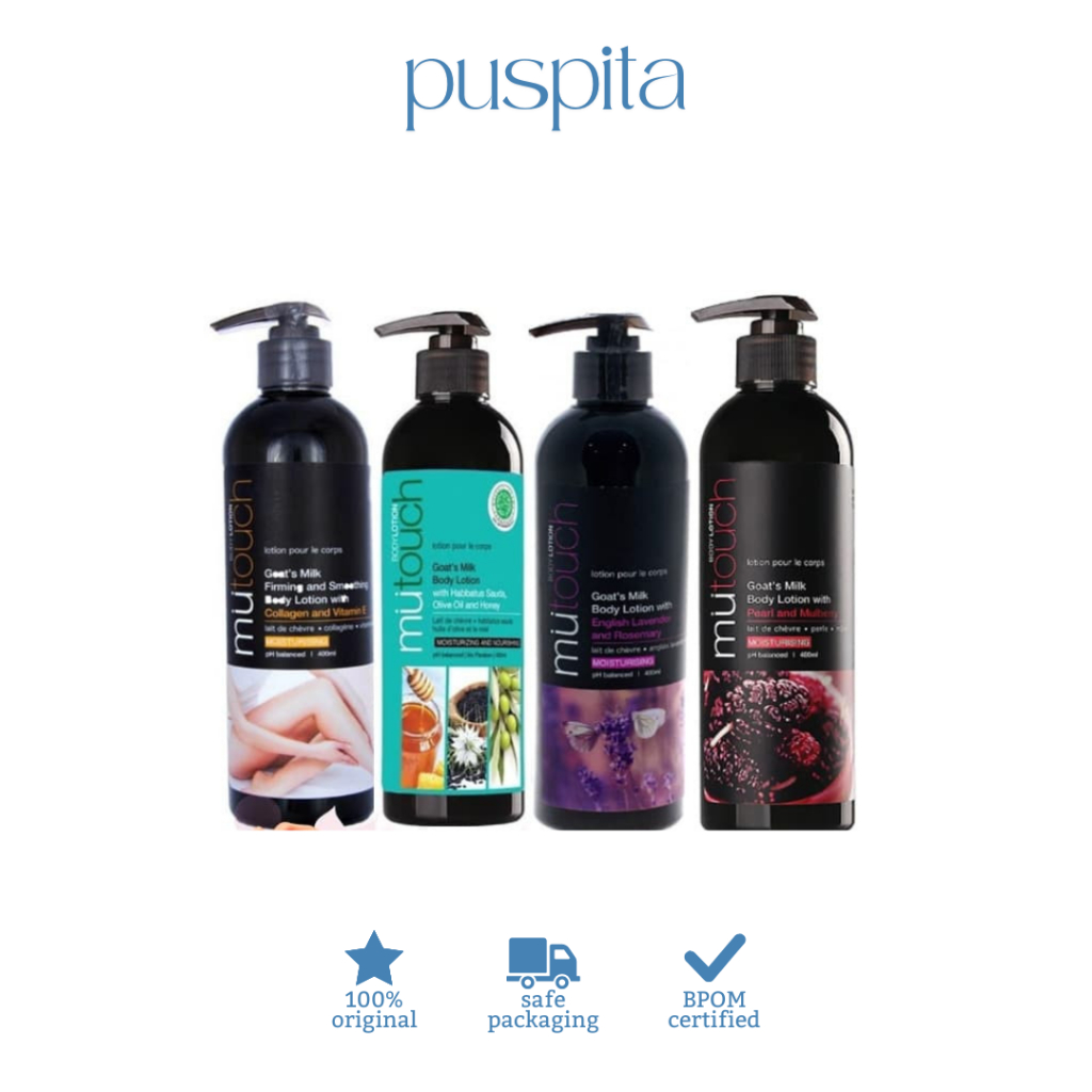 Jual PUSPITA - Mutouch Body Lotion I Mutouch Body Lotion 400ml | Shopee ...