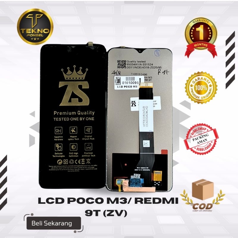 Jual Lcd poco m3/redmi 9t zevan | Shopee Indonesia