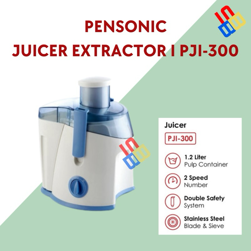 Jual PENSONIC Juicer Extractor PJI-300 / Slow Juicer / Juice Blender ...