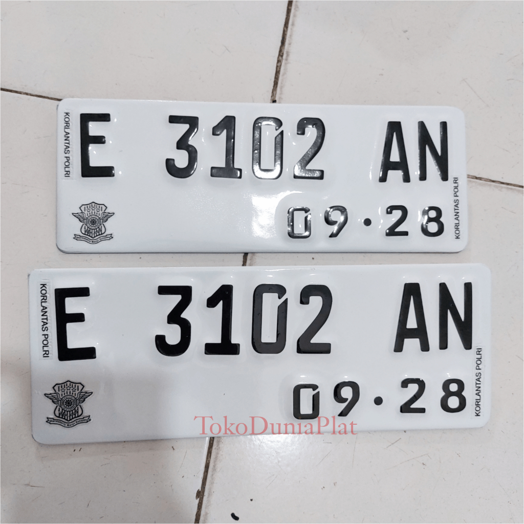 Jual plat motor baut tanam dobble plat font farian lambang timbul asli ...