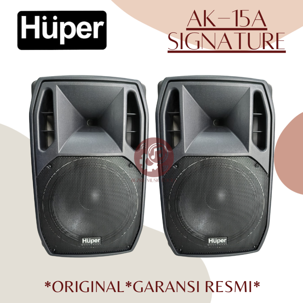 Jual Speaker Aktif Huper AK15A Signature 15 Inch Original Active AK-15A Signature | Shopee Indonesia