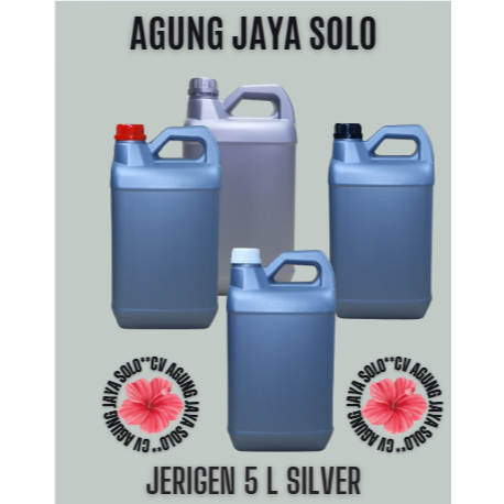 Jual Jerigen 5 Liter Silver / Jerigen Hdpe / Jerigen / Jerigen Madu ...