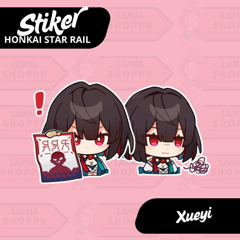 Jual Stiker Honkai Star Rail Xueyi | Sticker Xueyi HSR | Merch Anime ...