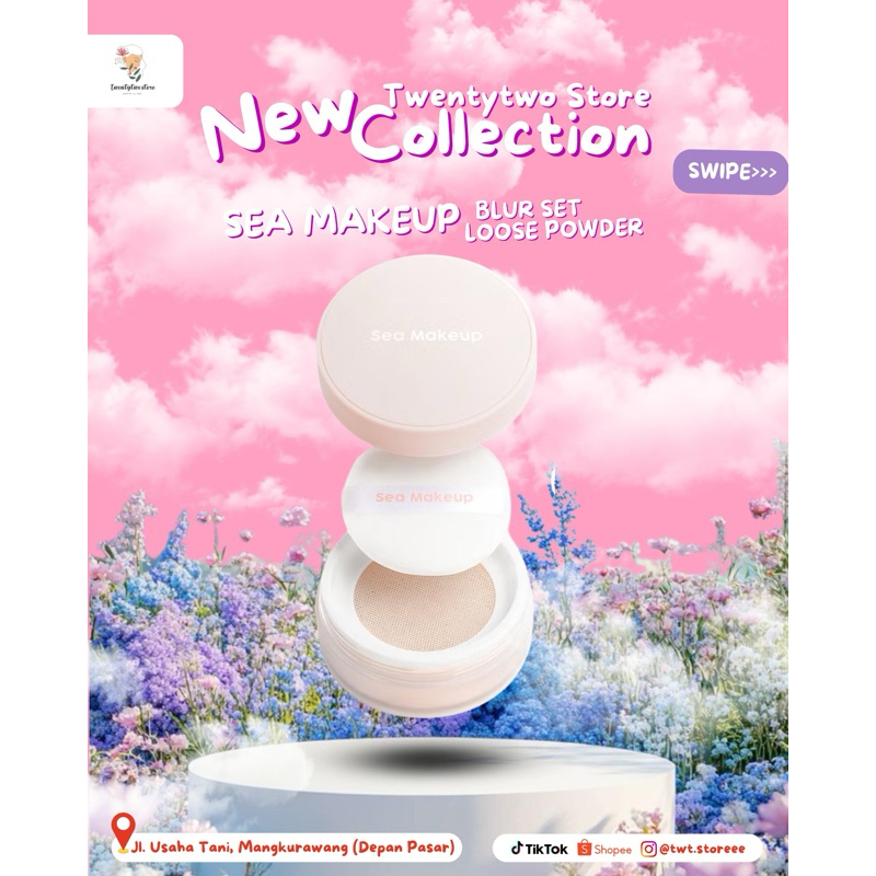Jual Sea Makeup Acne Blur and Set Loose Powder Bedak tabur untuk Kulit ...