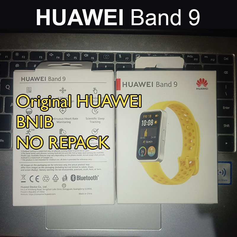 Jual HUAWEI Band 9 YELLOW KUNING Smartband BNIB RESMI BARU | Shopee ...