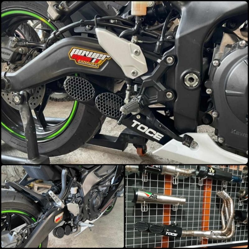 Jual knalpot toce full system for zx25r new / old | Shopee Indonesia