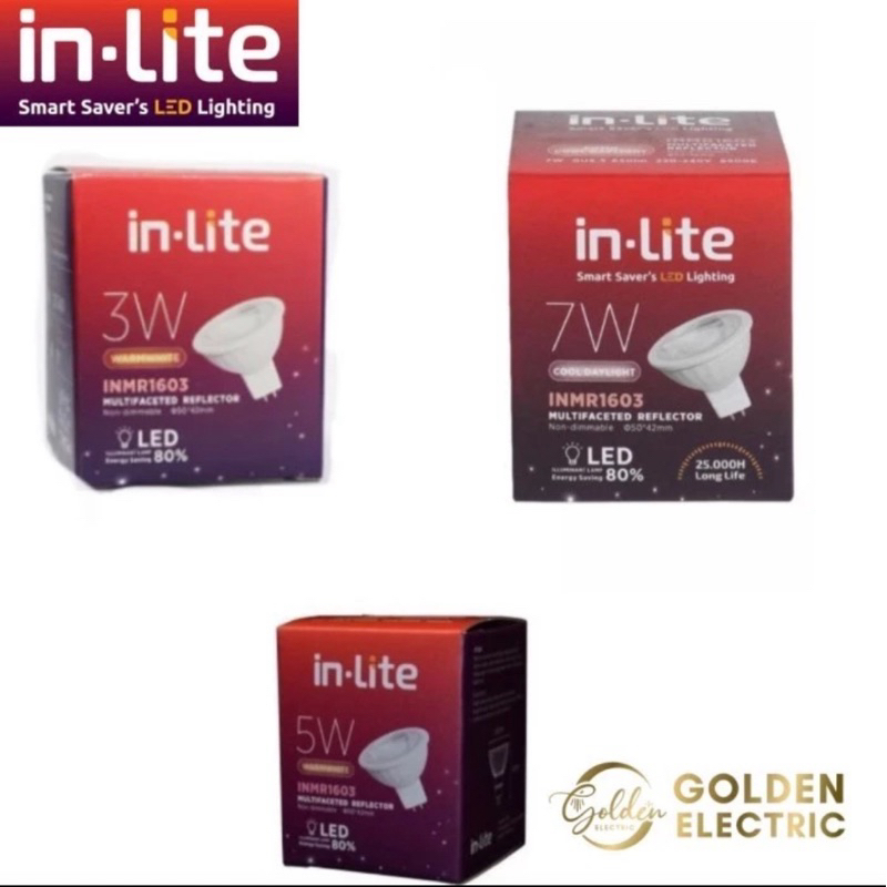 Jual Lampu Sorot LED SpotLight Spot Light INLITE IN-LITE MR1603 / 3 ...