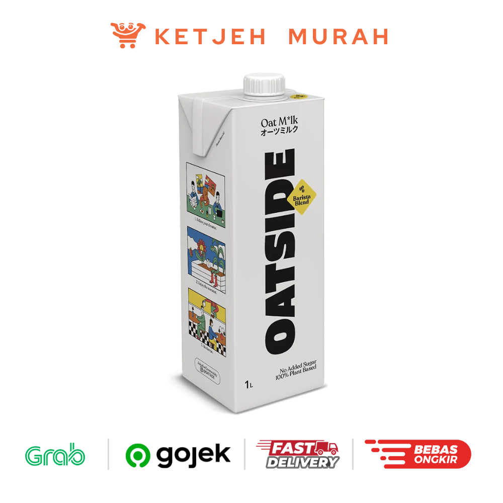 Jual Oatside Oat Milk Barista Blend Susu Oat Gandum 1 Liter | Shopee Indonesia