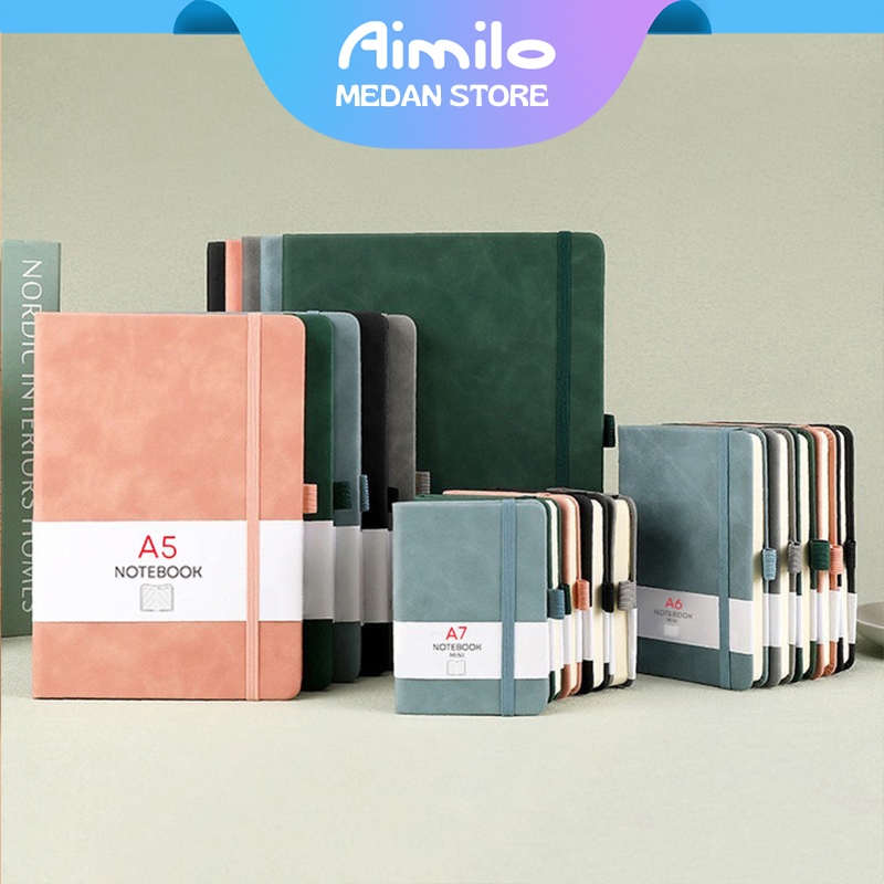 Jual Aimilo - Notebook A5/A6/A7 Buku Diary Aesthetic Buku Catatan Buku ...