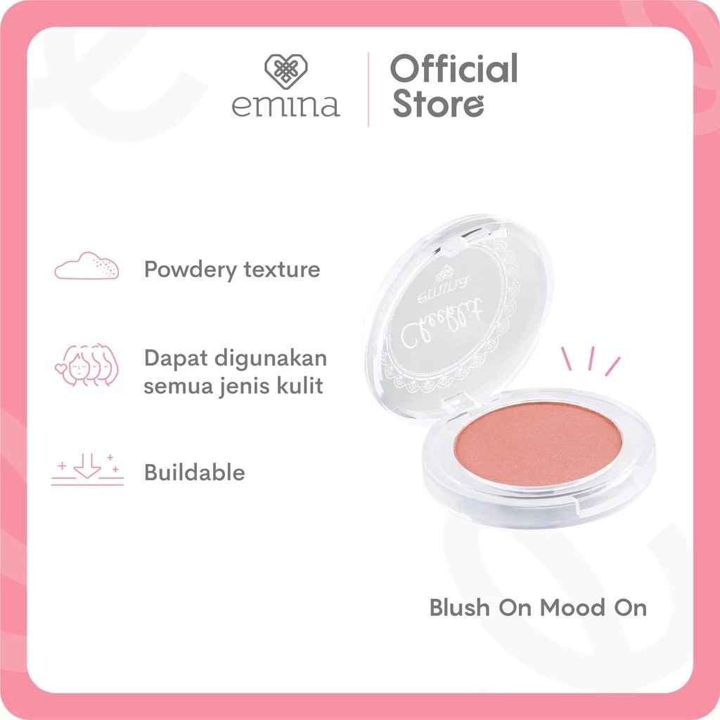 Jual Emina Cheek Lit Pressed Blush On 3,5g | Shopee Indonesia