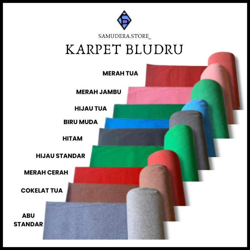 Jual KARPET BLUDRU || UK 2MX4M || MURAH GUYS || EX EVENT || KARPET ...