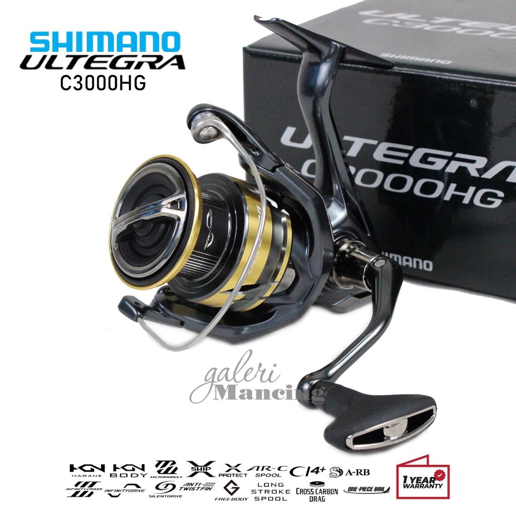 Jual Reel Shimano ULTEGRA 2025 2500 s/d 5000 | GARANSI RESMI SHIMANO 1 TAHUN Reel Spining ...