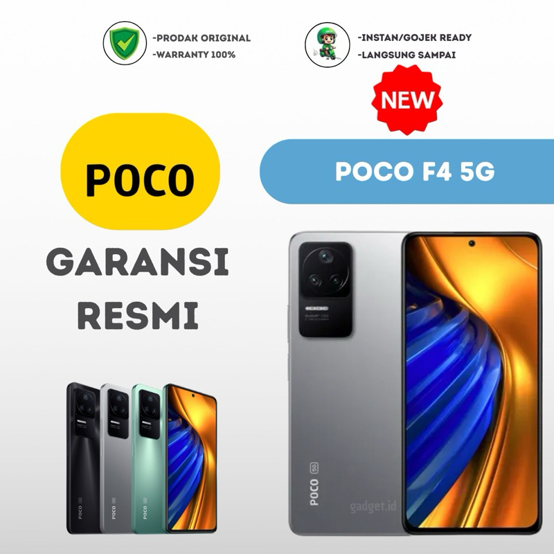 Jual xiaomi poco f4 & f3 5G 6/128 & 8/256 garansi resmi tam indonesia | Shopee Indonesia