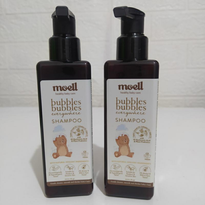 Jual Moell Baby shampo bubbles everywhere 185gr | Shopee Indonesia