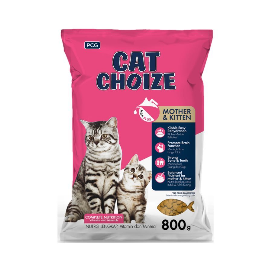 Jual Cat Choize Mother Kitten Makanan Kucing Induk Anak Baby kiten 800 ...