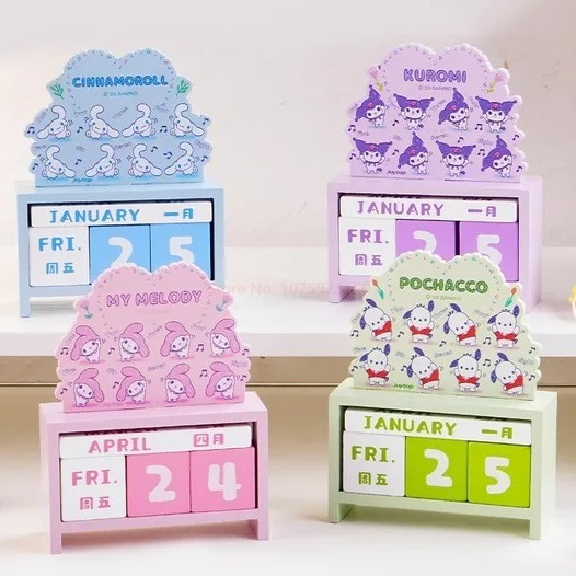 Jual Kalender Sanrio / Dekorasi Rumah Tema Sanrio / Calender Mini ...